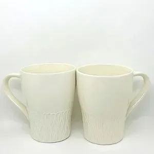 Starbucks | Kitchen | Two Beautiful Starbucks White Ribbon Coffee Tea ...